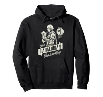 Star Wars The Mandalorian und Grogu Dadalorian Vatertag Pullover Hoodie