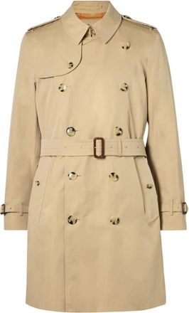 Burberry Homme, Manteaux, Beige, Taille: XL Trench-coat crois&eacute;