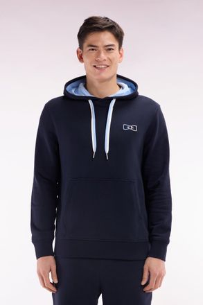 Eden Park Sweatshirt En Coton Ciel Coupe D&eacute;contract&eacute;e