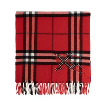 Burberry Homme, Accessoires, Rouge, Taille: ONE Size Cashmere Shawl