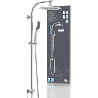 Eisl Stiloval &Uuml;berkopfbrause-Set, Chrom