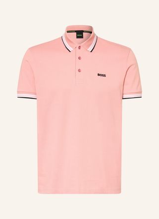 HUGO BOSS Piqu&eacute;-Poloshirt Paddy Curved Regular Fit rosa