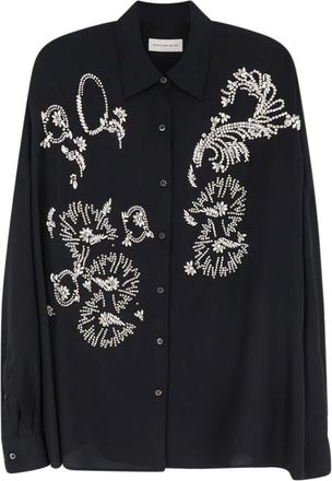 Dries Van Noten Femme, Blouses et Chemises, Noir, Taille: 40 FR Dries Van Noten Chemises Noir