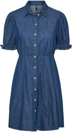Pieces Pieces Damen Pchope Shirt Dress Bc Kleid, Medium Blue Denim, S EU