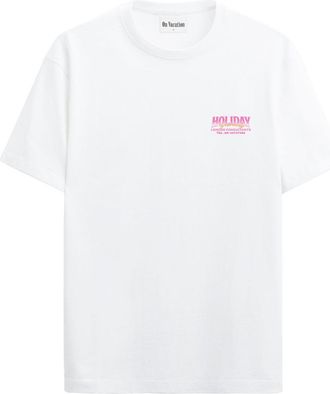 On Vacation T-Shirt aus Bio-Baumwolle mit beidseitigem Print in