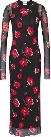 Moschino Femme, Robes, Multicolore, Taille: 36 FR Robe en tulle imprim&eacute;