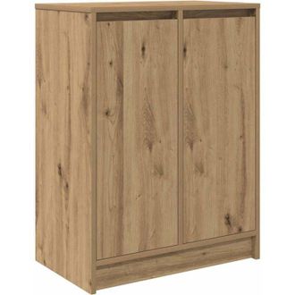 vidaXL Schuhschrank Artisan-Eiche 57x34x76 cm Holzwerkstoff vidaXL