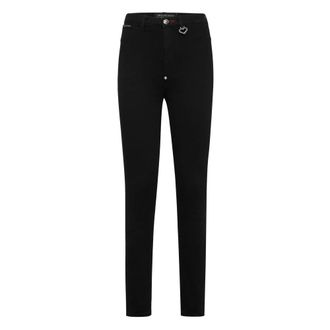 Philipp Plein Super High Waist Jegging - - Jeans - Damen - Schwarzk - W25