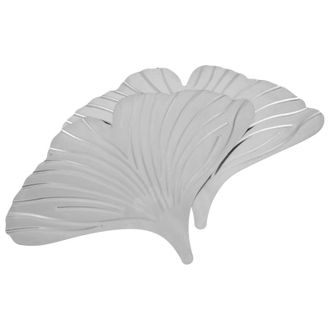 Lurrose Metall Ginkgoblatt Dekoration 2 St&uuml;ck Robustes Material f&uuml;r B&uuml;ro K&uuml;che und Wohnr&auml;ume