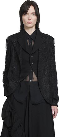 Comme Des Gar&ccedil;ons Lace Blazer
