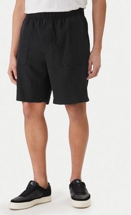 Calvin Klein Stoffshorts LV04LF614G Schwarz Regular Fit