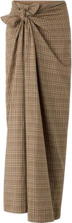SOEUR Soeur, Femme, Jupes, Brun, Taille: 40 FR Falda Goa para anudar