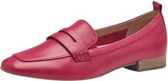 Tamaris Comfort Mocassins Femme Cuir &agrave; Talon Bloc, Fuxia, 36 EU
