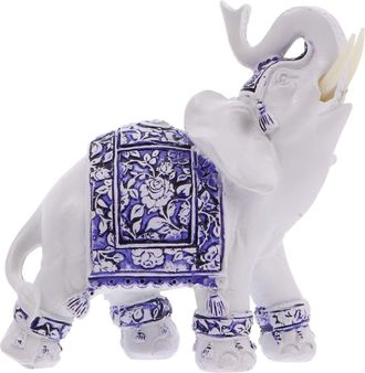 BESPORTBLE 1stück Elefant Statue Aus Porzellan Liebevolles Elefant Ornament Für Wohnzimmer Handgefertigte Dekofigur Mit Filigraner Verarbeitung Als Oder Sammlers