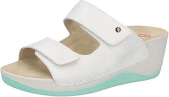 Berkemann Femme Callista Mule, Blanc argenté, 40 EU