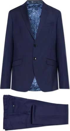 Etro Wollanzug - - Suits - Herren - Blau - 2XL