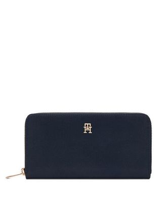 Tommy Hilfiger Geldb&ouml;rse Th Icon Lrg Za Nylon AW0AW17750 Dunkelblau