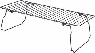 Galileo Casa Regaltrenner aus Eisen, stapelbar, zusammenklappbar, platzsparend, Schwarz satiniert