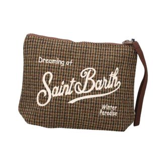 MC2 Saint Barth Aline Wool Pied de Poule - - Bags - Damen - Braun - ONE SIZE