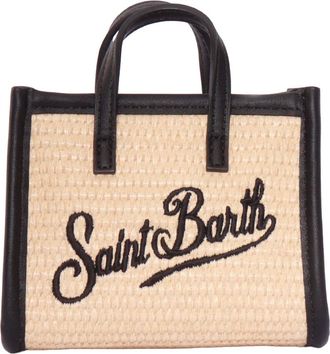 MC2 Saint Barth Femme, Sacs, Beige, Taille: ONE Size Vivian Handbag