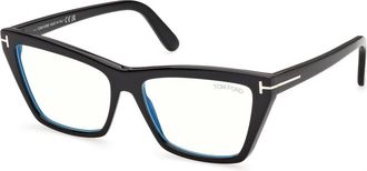 Tom Ford Monture optique oeil de chat - unisex - Accessoires - Noir - Taille: 55 MM
