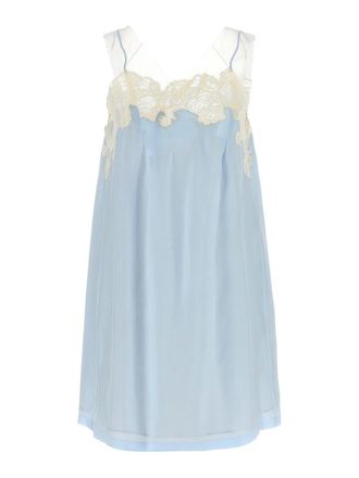 Maison Margiela Robe Au Genou - Bleu Clair