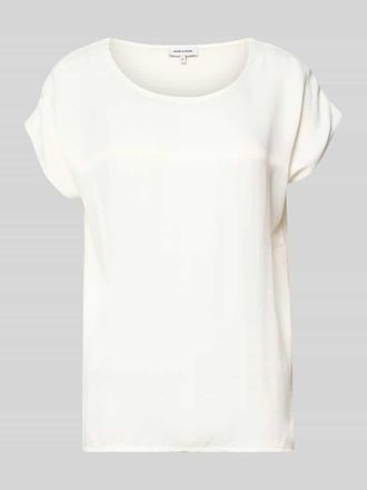 More & More T-Shirt mit U-Boot-Ausschnitt