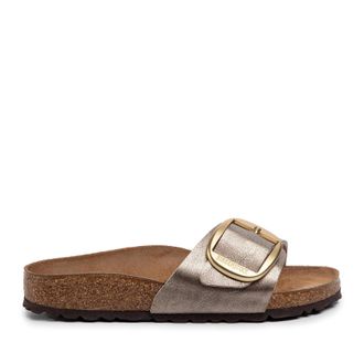 Birkenstock Pantoletten Birkenstock Madrid Big Buckle 1016237 Braun