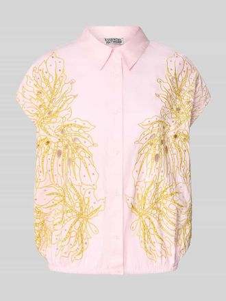 Essentiel Boxy Fit Hemdbluse mit Paillettenstickerei Modell HEBRASKA