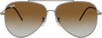 Ray-Ban unisex, Accessoires, Gris, Taille: 59 MM Aviator Reverse Lunettes de soleil