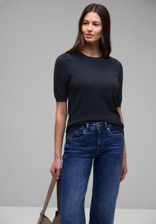 Street One 3/4 Arm-Pullover in Unifarbe