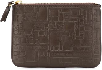 Comme Des Garçons Embossed Logotype Pouch