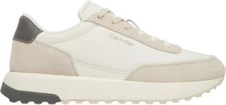 Calvin Klein Homme, Chaussures, Beige, Taille: 42 EU Calvin Klein Baskets Cr&egrave;me