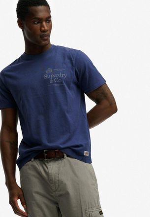Superdry Rundhalsshirt 1954 Company Relaxed Tee Baumwolle, relaxed fit