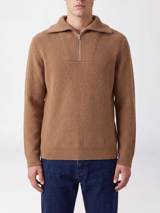 Valentino Garavani Pull &agrave; col roul&eacute; en pur coton avec demi-fermeture &eacute;clair