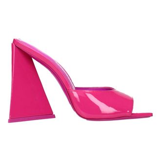 The Attico Plateausandalen aus Leder - - Shoes - Damen - Rosa - 37 1/2 EU