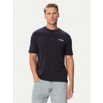 Napapijri T-Shirt Smallbox NP0A88TR Dunkelblau Regular Fit
