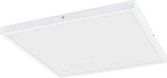 Eglo LED Deckenleuchte Fueva 1, 1 flammige Deckenlampe, Material: Aluminium, Kunststoff, Farbe: Wei&szlig;, L: 50x50 cm, neutralwei&szlig;