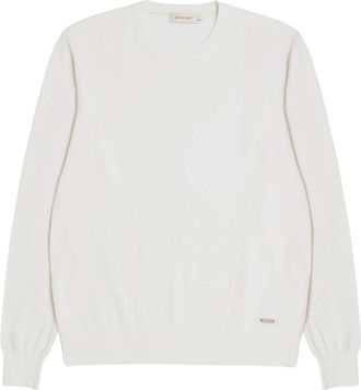 Gianni Lupo Homme, Pulls, Blanc, Taille: 2XL Gl512S Maille col rond