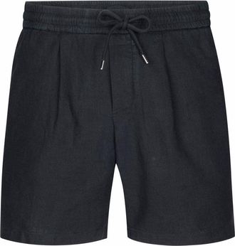 Profuomo Leichte Shorts aus Leinen und Baumwolle mit Bundfalte, Loose Fit in