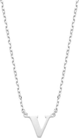 Isabel Bernard Halskette - V Whitegold Saint Germain Chlo&eacute; 14 Karat Collier - Gr. unisize - in Silber - f&uuml;r Damen