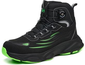 Generic Chaussures De S&eacute;curit&eacute; Homme L&eacute;g&egrave;res Sneakers De Travail avec Embout Acier Anti-Perforation Antid&eacute;rapantes Respirantes pour Chantier Logistique(Green,