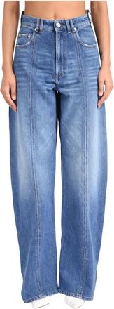 Sportmax Femme, Jeans, Bleu, Taille: W27 Gastone Wide Jeans