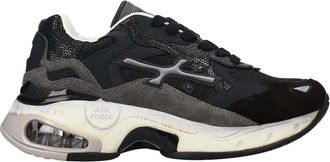 Premiata Low-Top Sneaker - Dames Sharkyd - Gr. 38 (EU) - in Schwarz - für Damen