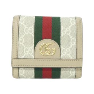 Gucci unisex, Pre-owned, Multicolore, Taille: ONE Size Pre-owned Portefeuille Ophidia (&agrave; deux volets)