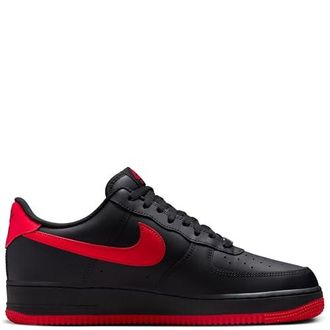 Nike Nike Air Force 1 07 Chaussures Mixte, Noir/rouge universitaire/noir, 13