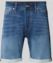 Jack & Jones Regular Fit Jeansshorts mit Umschlag Modell RICK