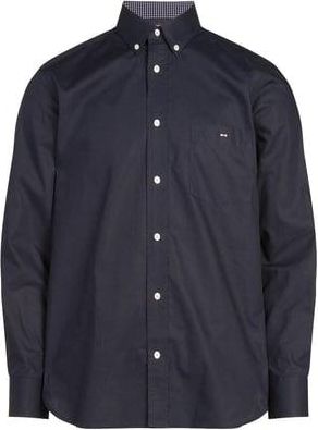 Eden Park Chemise col am&eacute;ricain &agrave; manches longues en coton