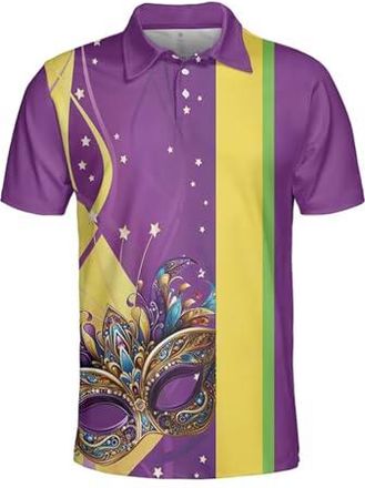 Generico Chemise &agrave; manches courtes imprim&eacute;e pour homme, lilas, 4XL