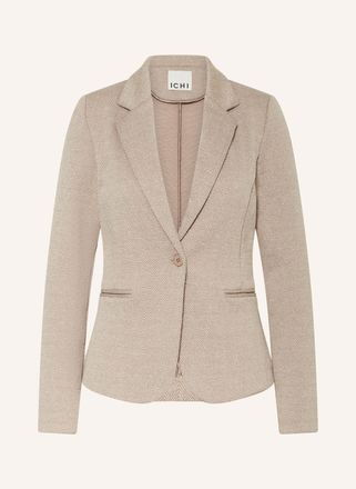 Ichi Jacquard-Blazer Ihkate beige